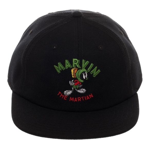 Bioworld | Accessories | Marvin The Martian Looney Tunes Black Hat Cap ...